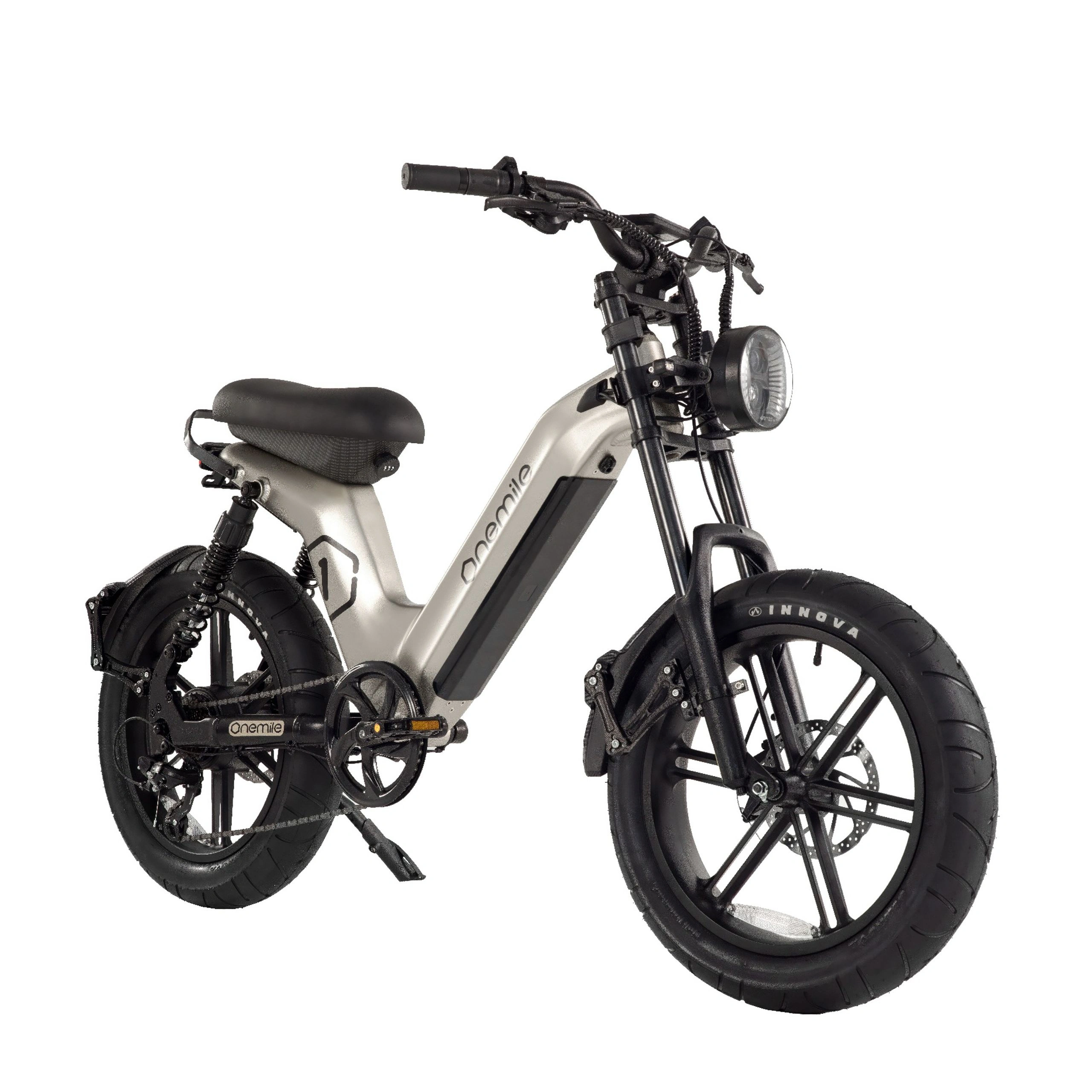 Onemile M60-M2 Electric Bike - 400W Power | 15.6Ah Battery | 28mph Speed | 37mi Range Gold | e ...