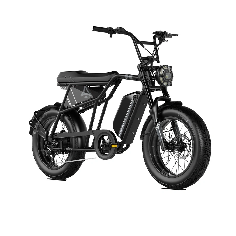 A‑Spadz Cavet Air Electric Bike - 250W Power | 15.6Ah Battery | 15.5mph Speed | 62mi Range Black ...