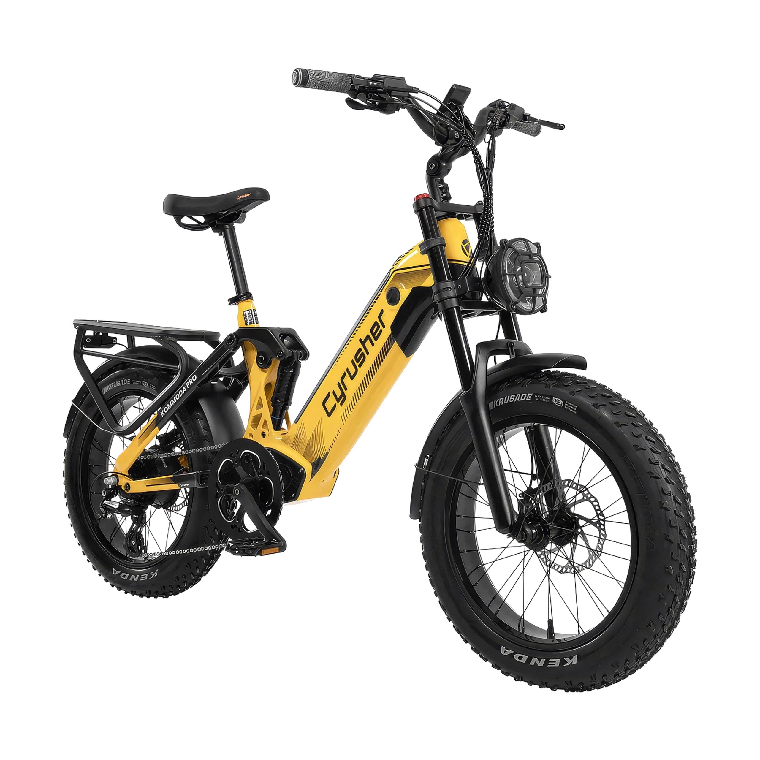 Cyrusher Kommoda Pro Electric Bike - 1800W Power | 20Ah Battery | 28mph Speed | 68mi Range ...